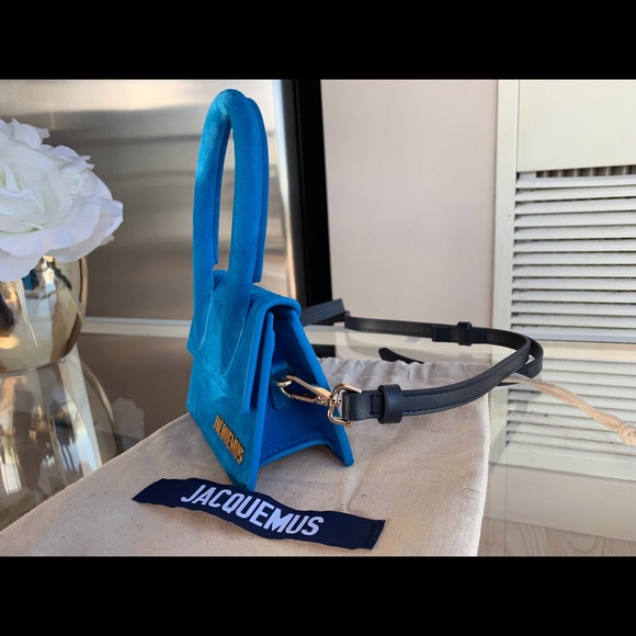 Jacquemus | Bags | Jacquemus Mini In Blue Suede | Poshmark